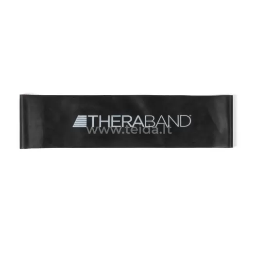 Thera-Band elastinės juostos kilpa 30,5 cm, juoda | www.teida.lt